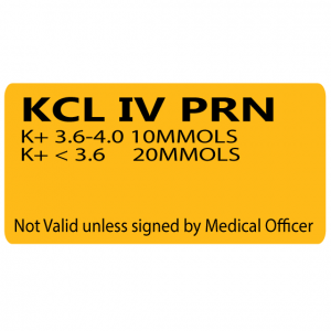 KCL IV PRN | Mermed