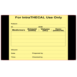 IntraTHECAL label | Mermed