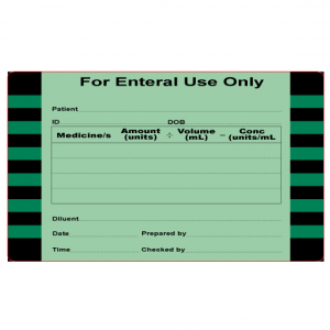 Enteral Label | Mermed