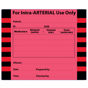 Arterial Label | Mermed