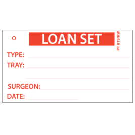 Loan Set Red on White | Mermed