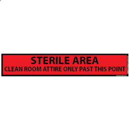 Sterile Area – Clean Room Attire Past This Point | Mermed