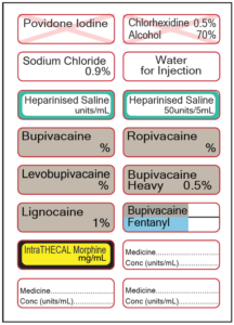 Anaesthetic Label Sheet | Mermed