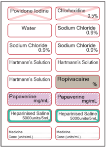 Anaesthetic Label Sheet | Mermed