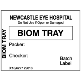 BIOM Tray Label – 50mm x 35mm, 500 per roll | Mermed