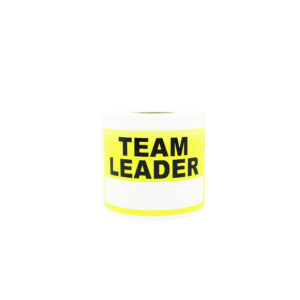 TEAM LEADER Emergency Healthcare Worker Label | Mermed